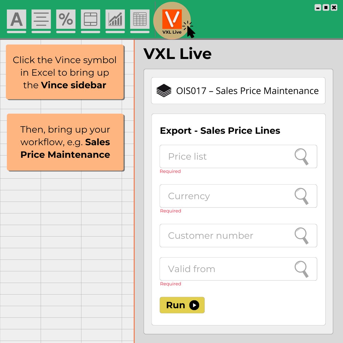 The fastest way to find the right input data in VXL