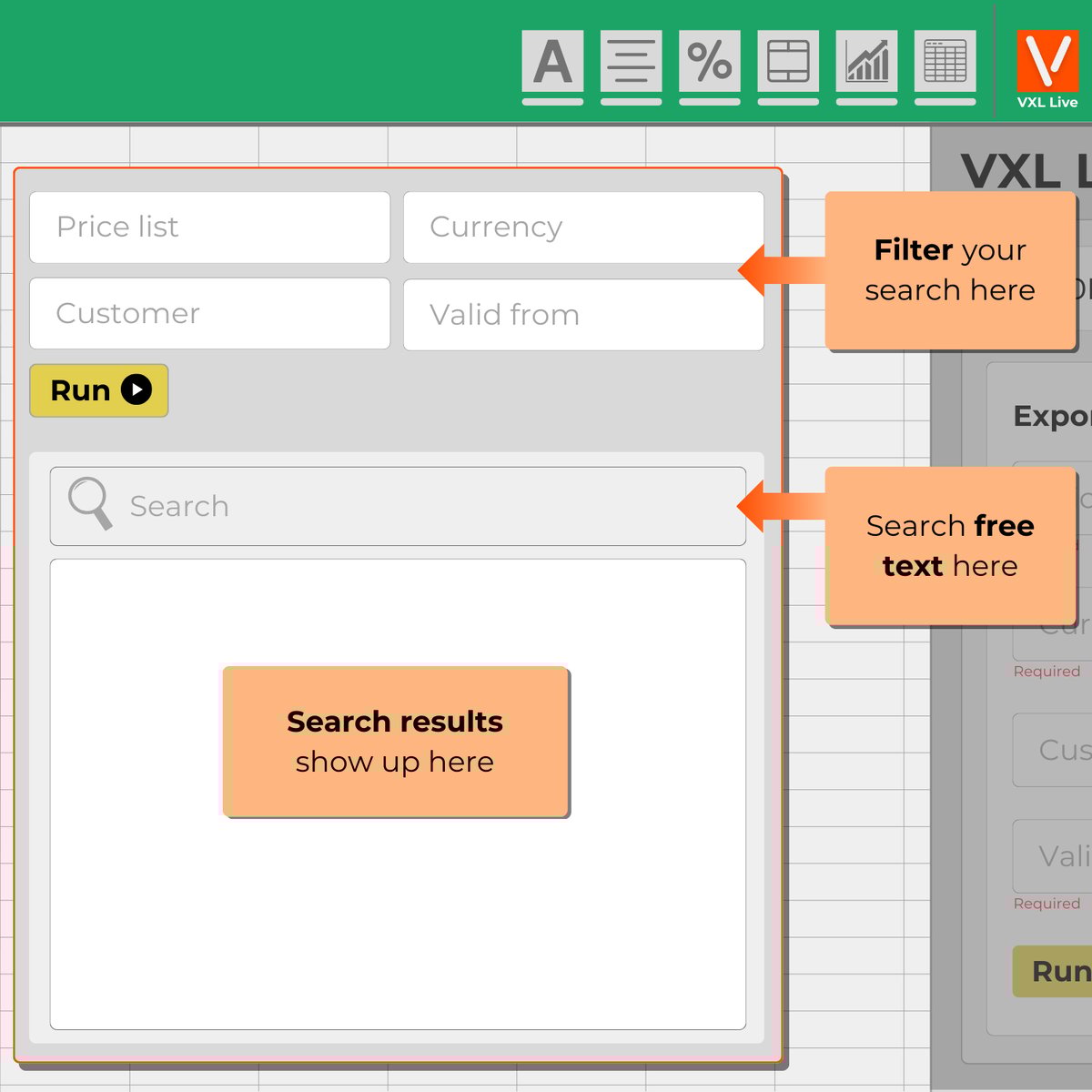 The fastest way to find the right input data in VXL